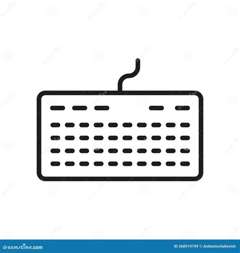 Linear Typing Icon From Cursor Outline Collection Thin Line Typing