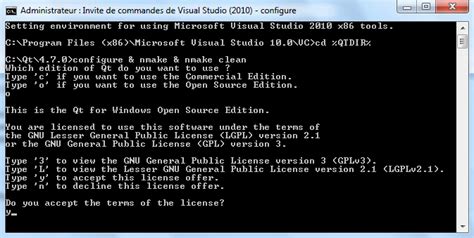 Utiliser Qt Avec Visual Studio 2010