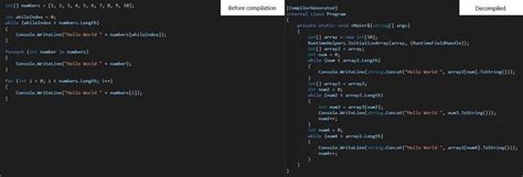 In C If You Create A For Or Foreach Loop Your Application Will Not