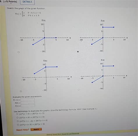 solved sketch the graph of the given function f x {x8 if