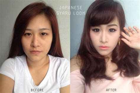 Gyaru Before And After