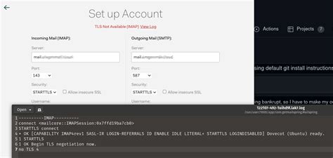 tls ssl not working can t connect with any mail program · modoboa modoboa · discussion 2682