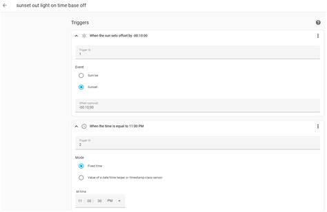 After Sunset Or Before Sunrise Configuration Home Assistant Community