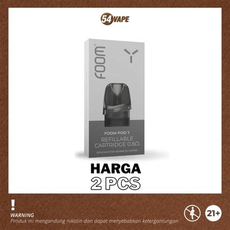 Jual Bundles Cartridge Foom Pod Y 2 Pcs Authentic Shopee Indonesia