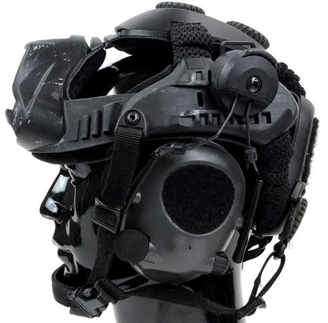 Ops Core Skull Crusher Skull Mount System Black — Atomic Defense