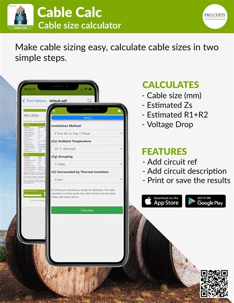 Cable Size Calculator Cable Calc