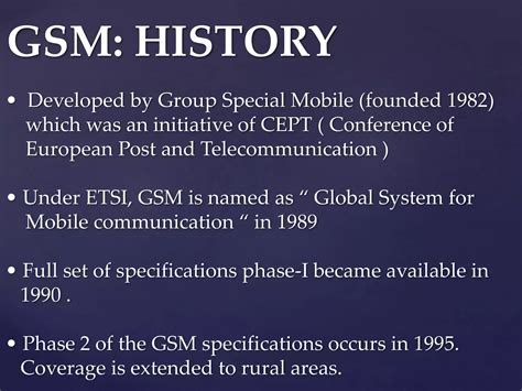 Global System For Mobile Gsm Pptx