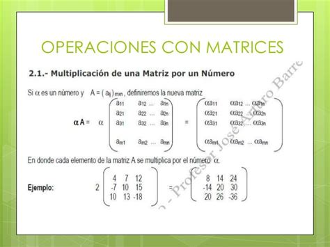 Operaciones De Matrices