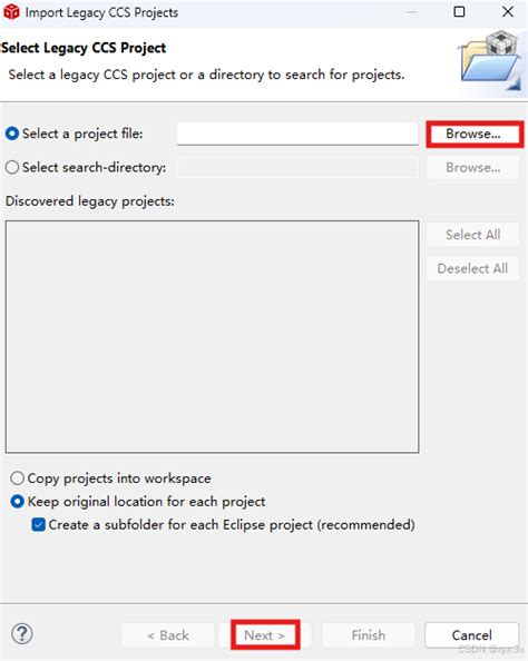 【ccs如何导入旧版本工程文件】ccs导入工程 Csdn博客