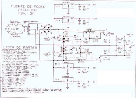 Esquemático Fuente De Poder