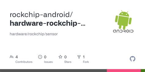 Github Rockchip Android Hardware Rockchip Sensor Hardware Rockchip Sensor