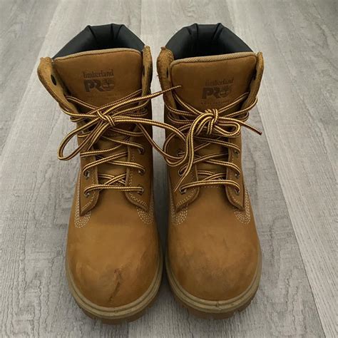 Tan Timberland Pro Work Boots I Got Them For A Depop