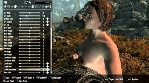 SkyrimJob LOLAFIED Skyrim Mods Naked Mod Character Menu Dwarven Knife Revolver YouTube