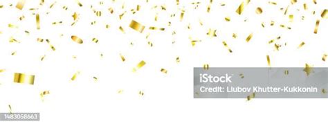 금색 색종이 프레임입니다 밝은 황금빛 축제 반짝이 떨어지는 반짝이는 색종이 축하 배너입니다 파티 럭셔리 배경입니다 휴일 디자인
