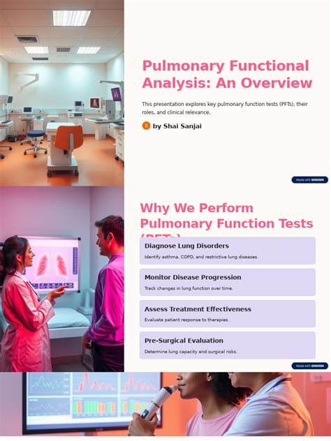 Pulmonary Functional Analysis An Overview Pdf Lung Chronic