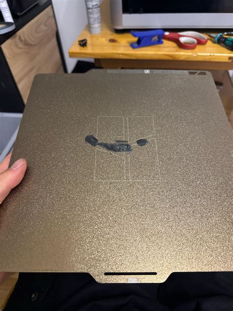 Help Bambulab Textured Pei Pla Doesnt Go Away Rbambulab