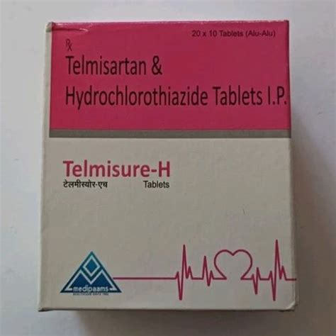 Telmisartan Hydrochlorothiazide Tablets Ip At ₹ 890box