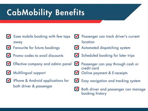 Mobility Solution For Cab Business Ppt Free Download