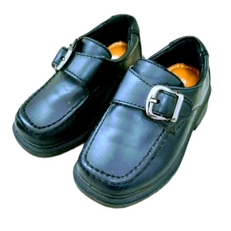 Drexlite Shoes Drexlite Black Leather Boys Dress Shoes Poshmark