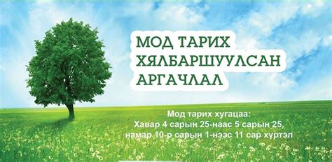 Мод тарих хялбаршуулсан аргачлал