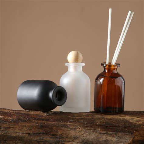30ml 50ml 100ml Empty Refillable Glass Diffuser Bottle Diffuser Jars Aromatherapy Storage
