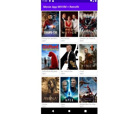 Simple Movie List App With MVVM And Retrofit