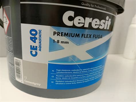 Fuga elastyczna Ceresit CE 40 Aquastatic cement | Rzeszów | Licytacja ...