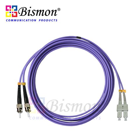 LC LC Patch Cord Duplex 3 Meters Multi Mode 50 125um OM4 Bismon