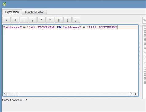 Qgis Filter Expressions On Attribute Table Geographic Information