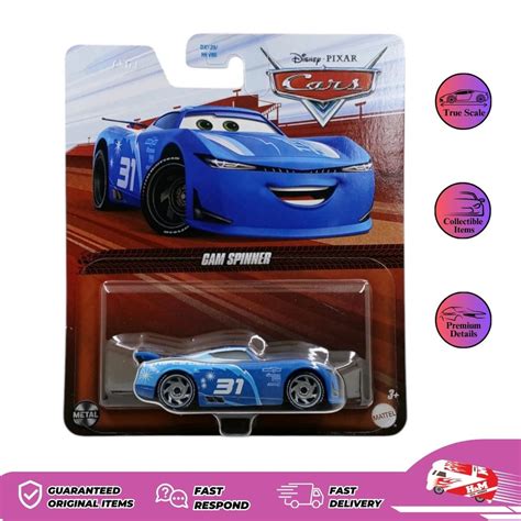 Jual Diecast Cars Disney Pixar Cam Spinner Mattel Dxv29 Shopee