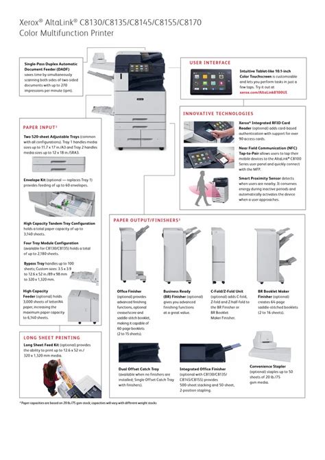 Xerox Altalink C8170 Multifunction Printer At Best Price In Badlapur