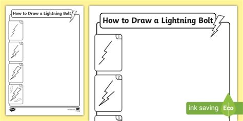 How To Draw A Lightning Bolt