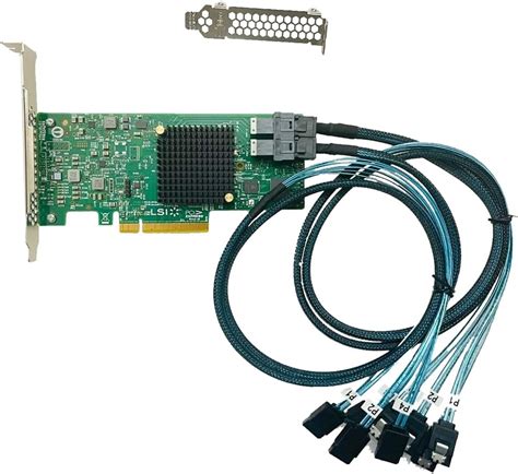 Lsi 9300 8i Raid Controller Card Pci E 3 0 12gbps Hba It Mode Zfs Freenas Unraid