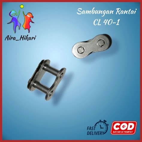 Jual Sambungan Rantai Rante RS 40 Single MSK Connecting Link CL 40 1 Shopee Indonesia
