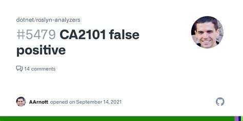 Ca2101 False Positive · Issue 5479 · Dotnetroslyn Analyzers · Github