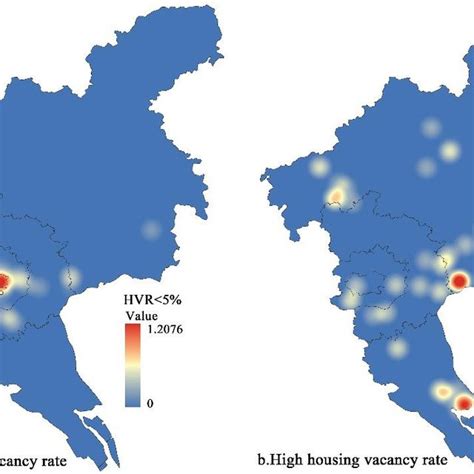 kernel density estimation of residential quarters with low and high download scientific diagram