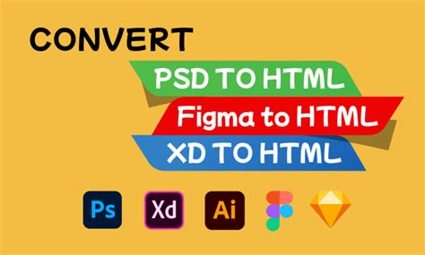 covert your figma psd xd files to html css by kennelkassi fiverr