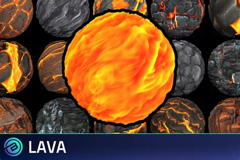 Stylized Lava Textures Rpg Environment 2d Textures And Materials