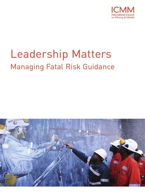 Leadership Matters Managing Fatal Risk Guidance Pdf Risk