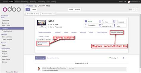 Custom Attribute Magento 2 Odoo Bridge Product Attribute Extension
