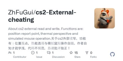 Issues ZhFuGui Cs2 External Cheating GitHub