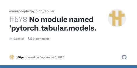 No Module Named Pytorch Tabular Models Stacking · Manujosephv Pytorch