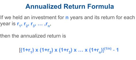 How To Compute Annualized Return Of A Stock With Tidyverse Rstats