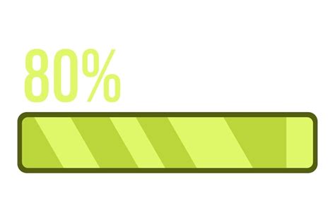premium vector loading progress bar sticker design