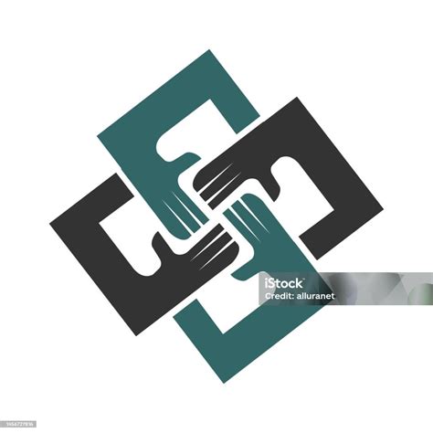 로고를 연결합니다 사람 연결 로고 템플릿 아이콘 그림 브랜드 아이덴티티 개념에 대한 스톡 벡터 아트 및 기타 이미지 개념