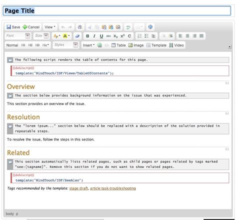Knowledge Base Document Template Williamson Ga Us
