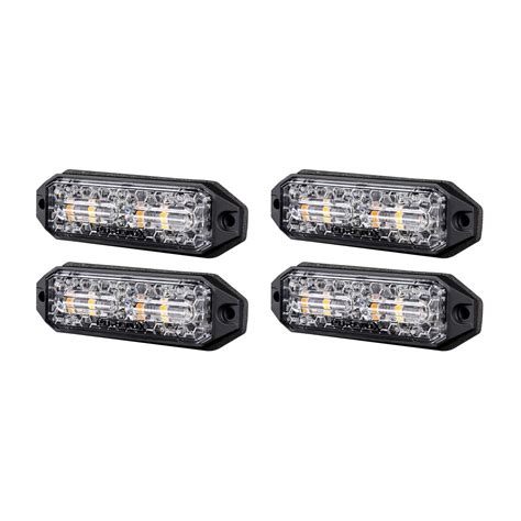 Varsellys Strobelys Purelux Strobe HD 15W 12V 24V 4 Stk Finn Beste Produkt Og Tjeneste