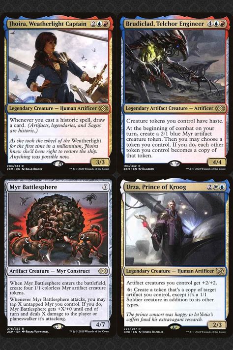 Urtet Remnant Of Memnarch Myr Commander Deck Edh Magic Mtg Ready To Play Cards Artifact Etsy