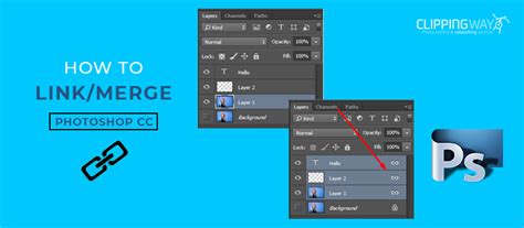 how to link layers in photoshop [link group and unlink]