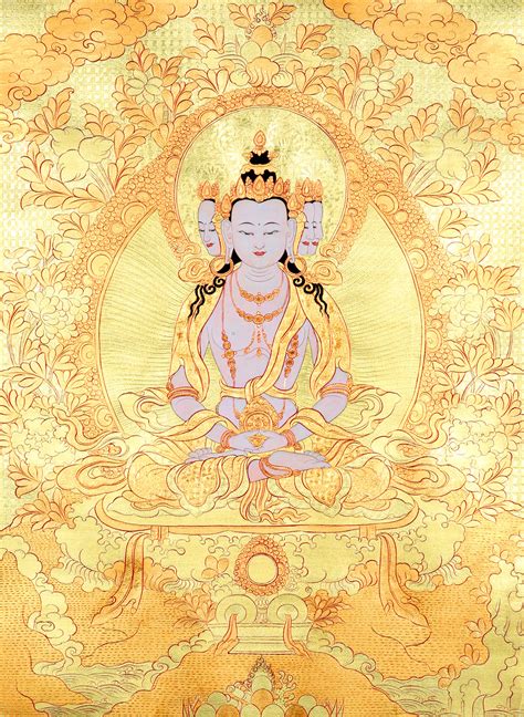 大日如来 日照金顶系列大 吉祥唐卡